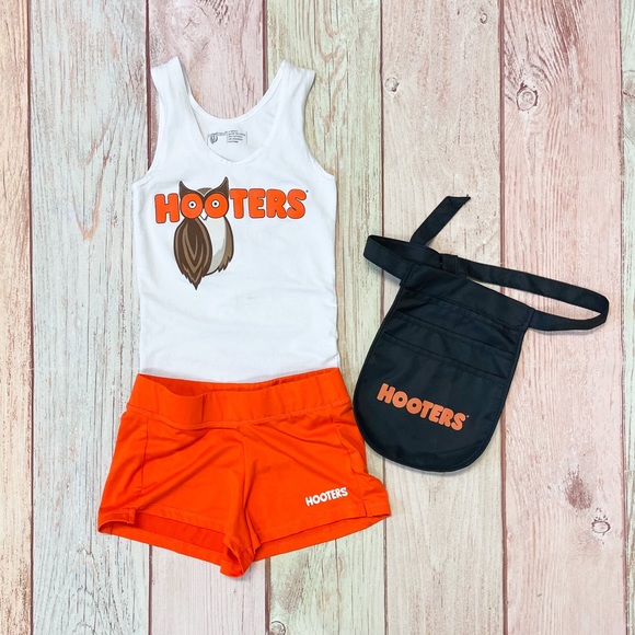 Hooters | Tops | Authentic Original Hooters Girl Uniform With Black ...